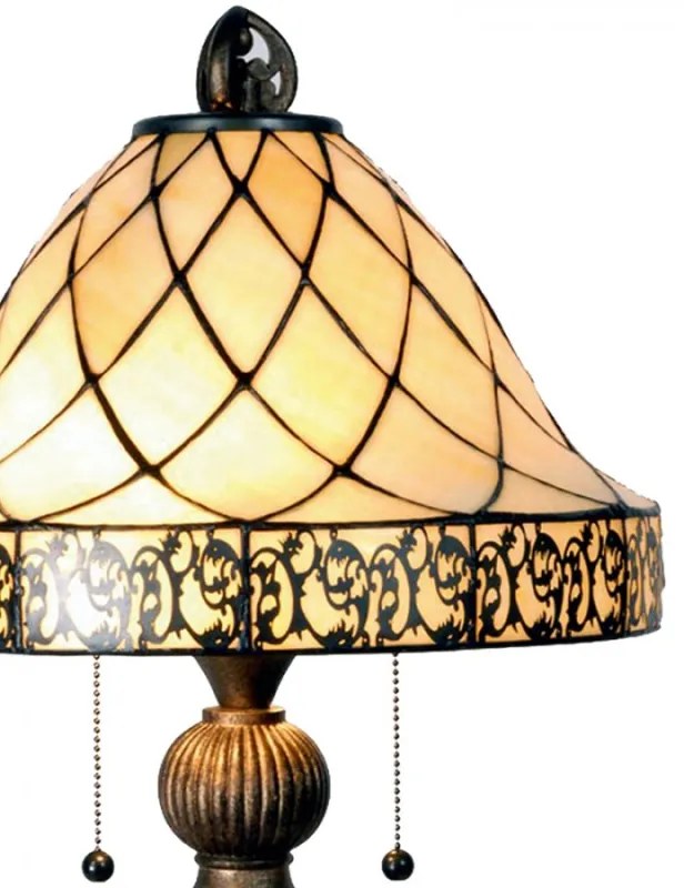 Stolní lampa Tiffany Klaas-Jan – 36x62 cm