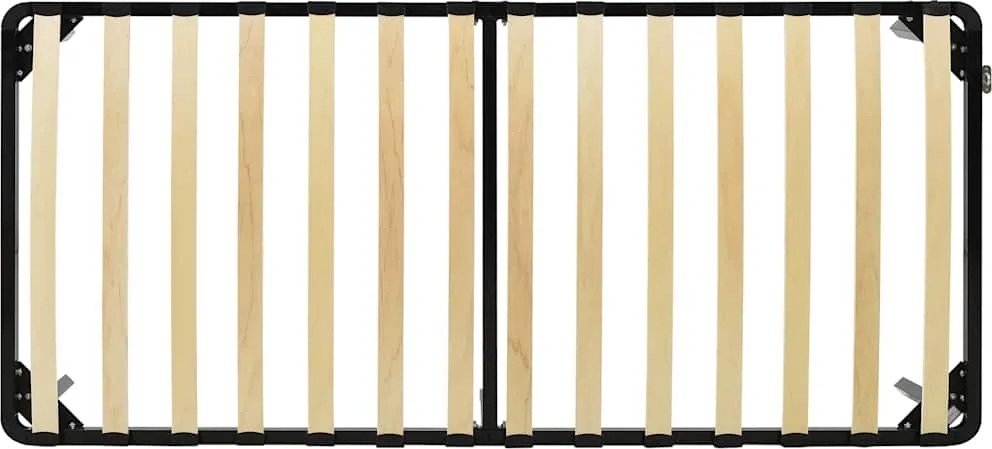 Rám postele černý kov 100 x 200 cm 284679