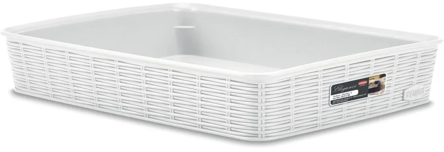 STEFANPLAST Elegance 30950 Úložný koš L, bílý