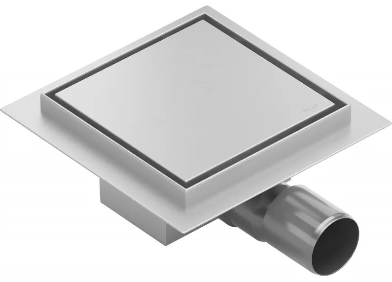 Mexen Flat-Q M13 podlahový vpust čtvercový 12 x 12 cm, inox - 1010012