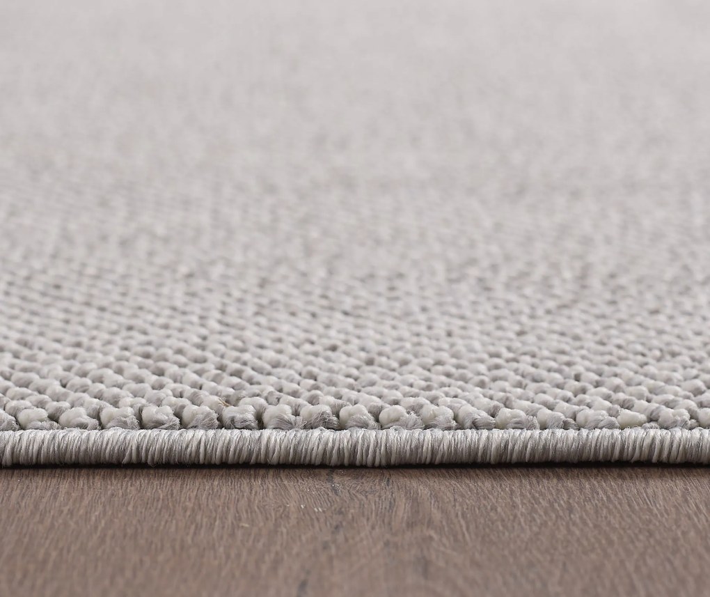 Ayyildiz, Kusový koberec Loom 4300 Silver, 80x150, šedá, obývací pokoj