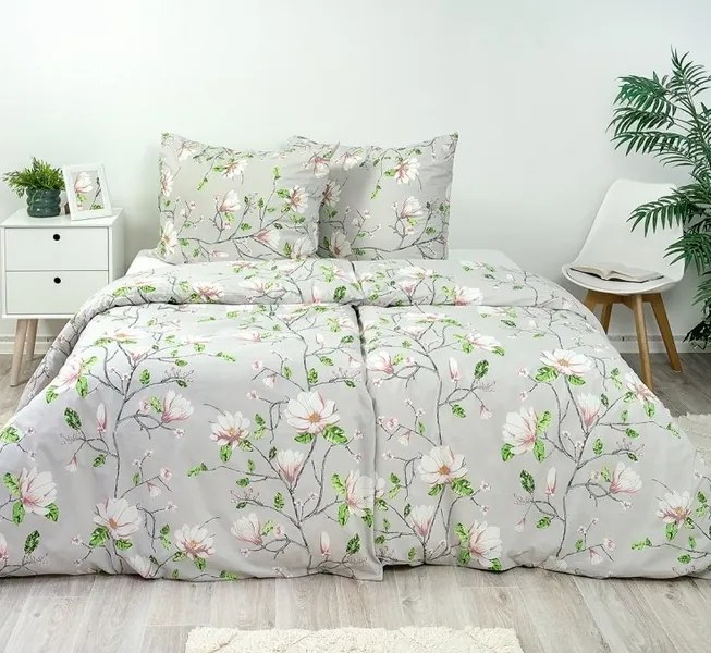 Stanex povlečení krep magnolie (LS293) 140x200, 70x90 cm