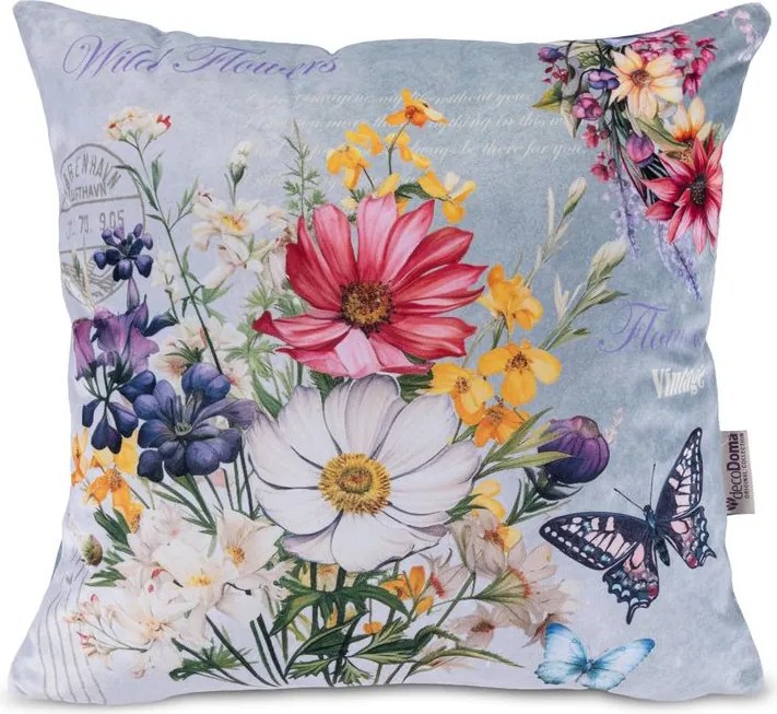 Sada 3 ks povlaků na polštářky SPRING FLOWERS 45 x 45 cm