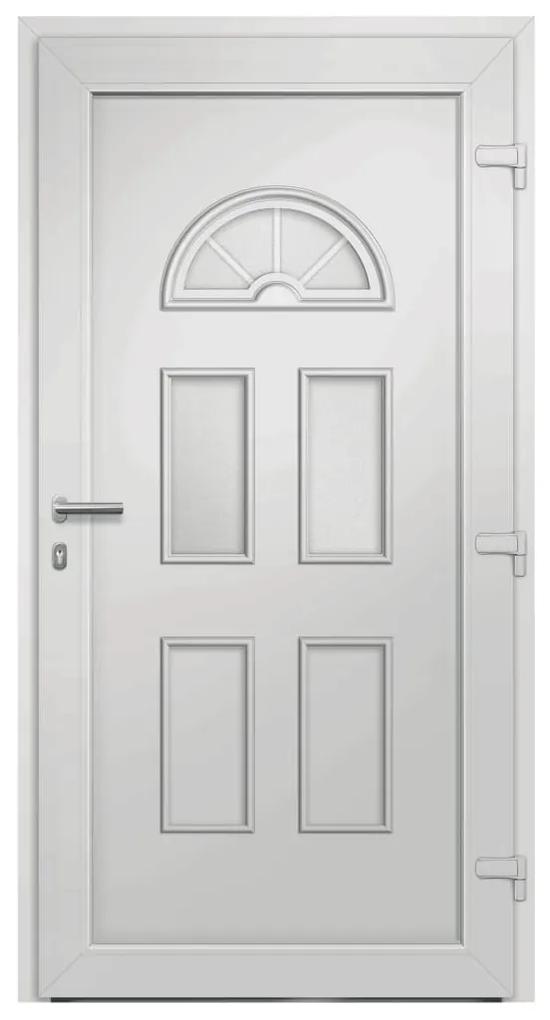 Vchodové dveře bílé 88 x 190 cm,  279253