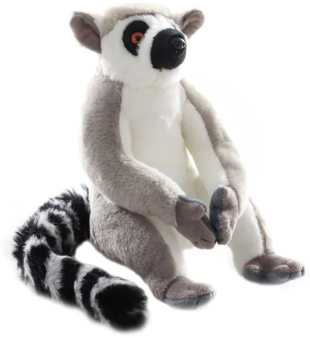 Plyš Lemur se suchým zipem 21cm - ECO-FRIENDLY