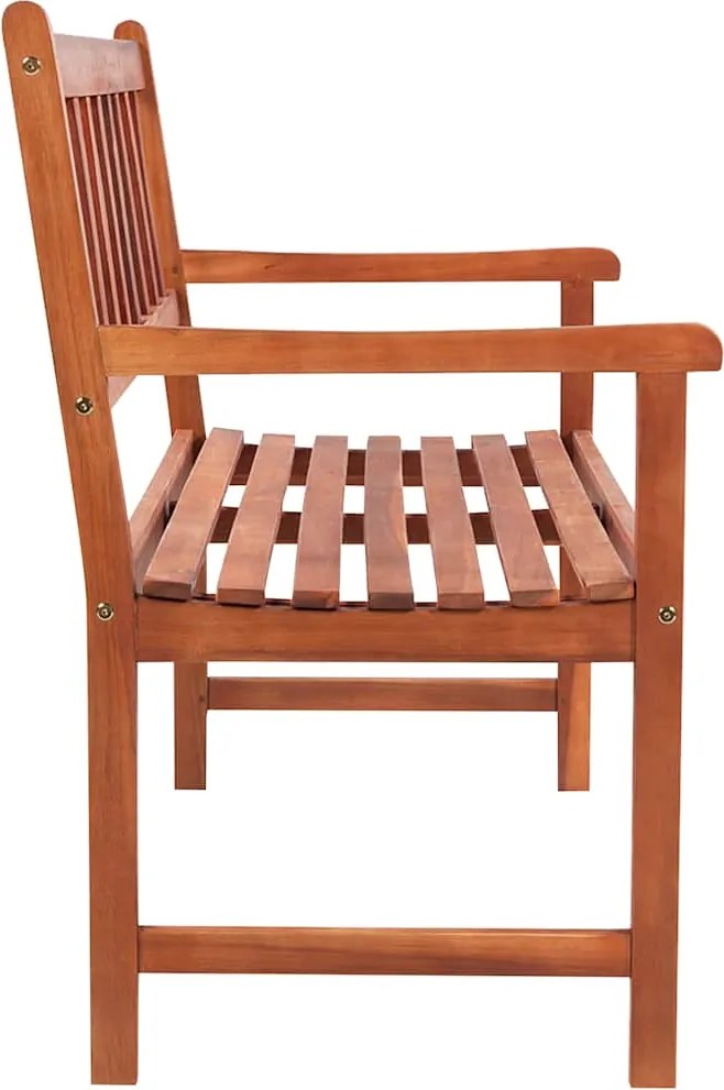 Zahradní lavice s poduškou 120 cm masivní akáciové dřevo 3063777
