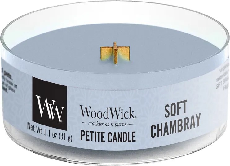 WoodWick – Petite Candle vonná svíčka Čisté prádlo, 31 g