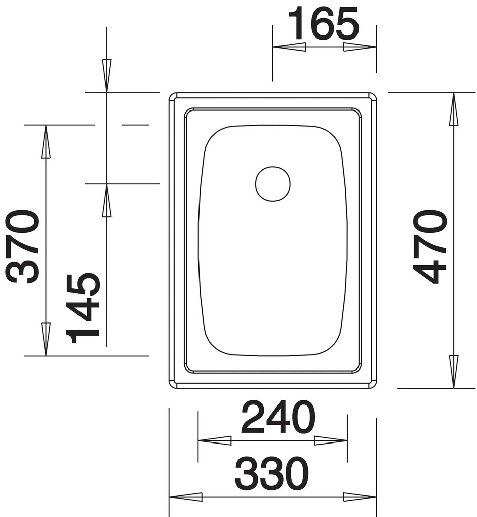 Nerezový dřez Blanco TOP EE 3x4 nerez