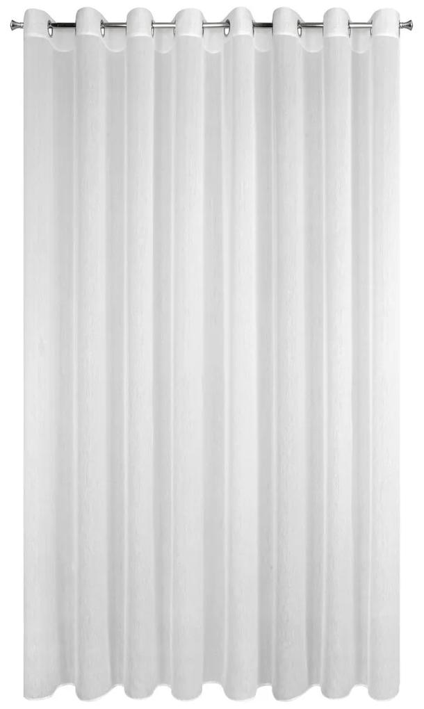 Bílá záclona na kroužcích REBECCA 350x250 cm