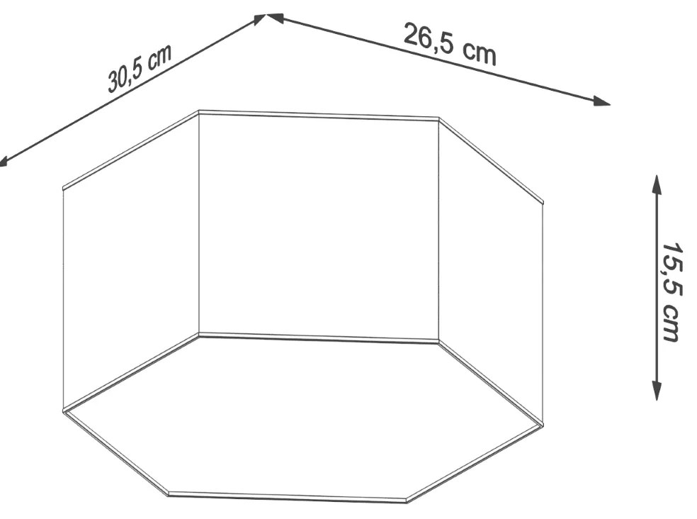 Stropní svítidlo Sunde 2, 1x bílé plastové stínítko, (bílý plast)