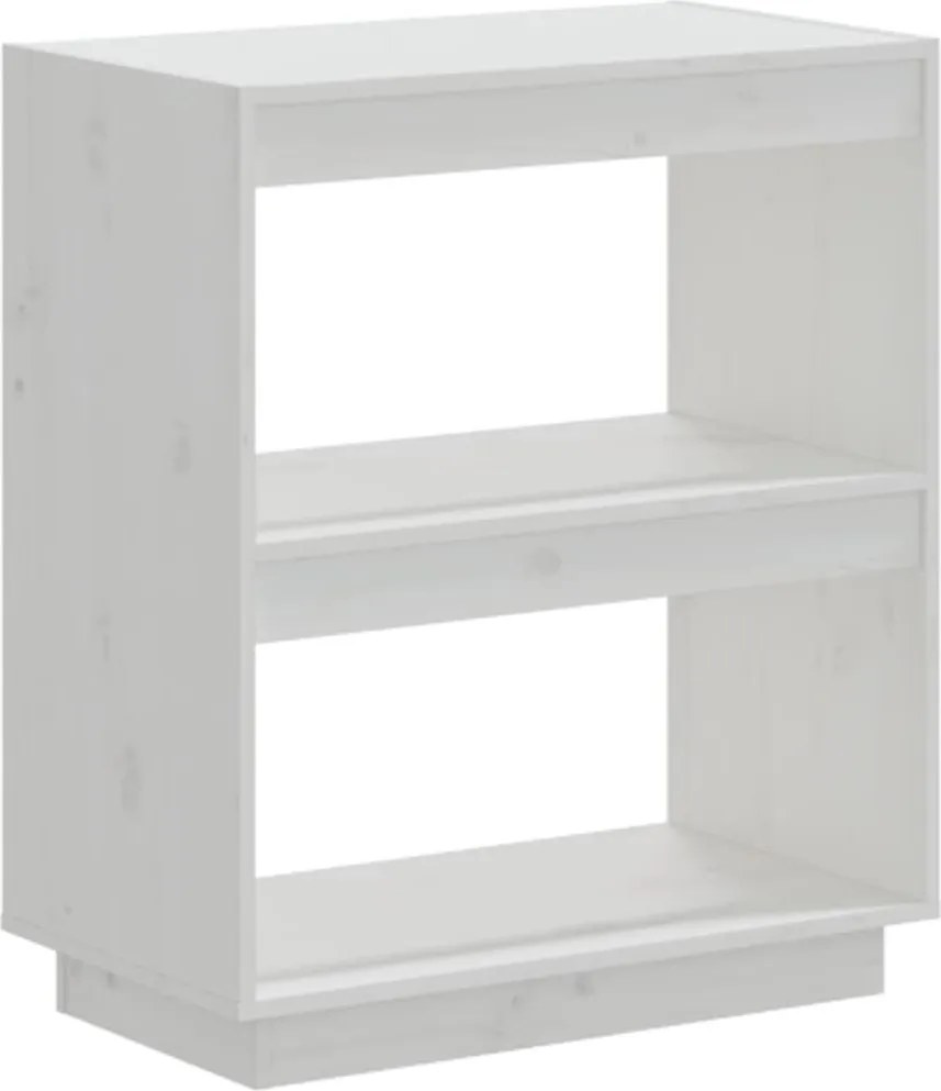vidaXL Knihovna 60 x 35 x 71 cm masivní dřevo borovice [810861] Barva: Šedá