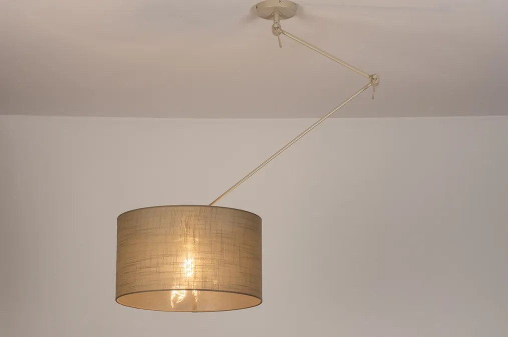Závěsné designové svítidlo nad stůl Snap Light Taupe and Sand