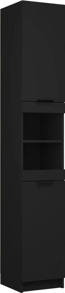 vidaXL Koupelnová skříňka 32x34x188,5 cm kompozitní dřevo [817071] Barva: šedá sonoma