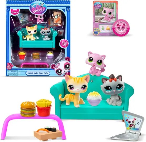 Figurky Littlest Pet Shop Bobblin' Cats Hasbro 00636