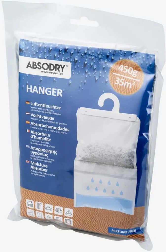 Everbrand Sweden Everbrand závěsný pohlcovač vlhkosti do šatních skříní Absodry Hanger, 450 g