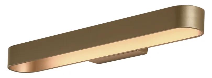 ACB Iluminacion Nástěnné LED svítidlo GALA, š. 60 cm, 31W, CRI90, CCT switch 2700-3000K Barva: Zlatá, Stmívání: DALI/PUSH