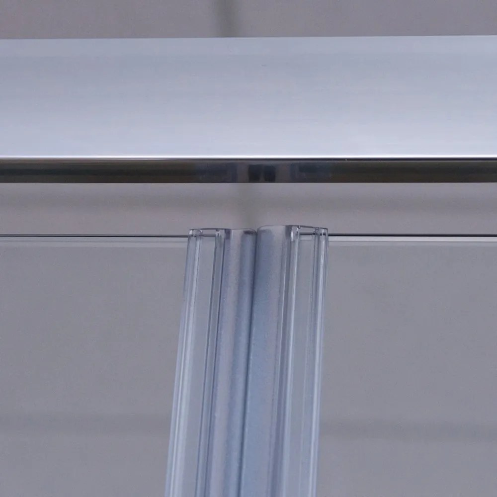 Sprchové dveře posuvné LLD4 v kombinaci s pevnou stěnou LLB Viz technická specifikace Transparent Brillant LLD4/1300+LLB/900 1300 900 LLD4/1300_LLB/900_br_tr