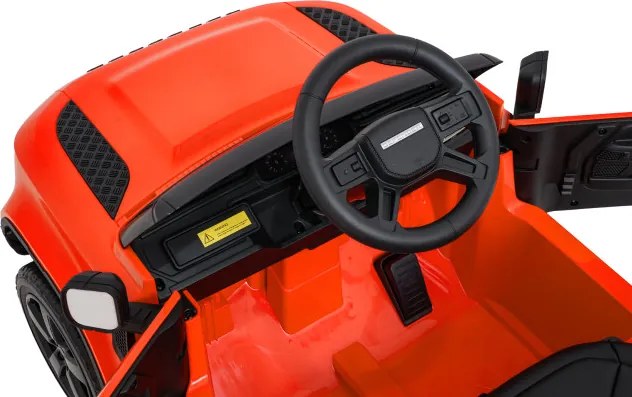 Elektrické autíčko Land Rover Defender oranžové