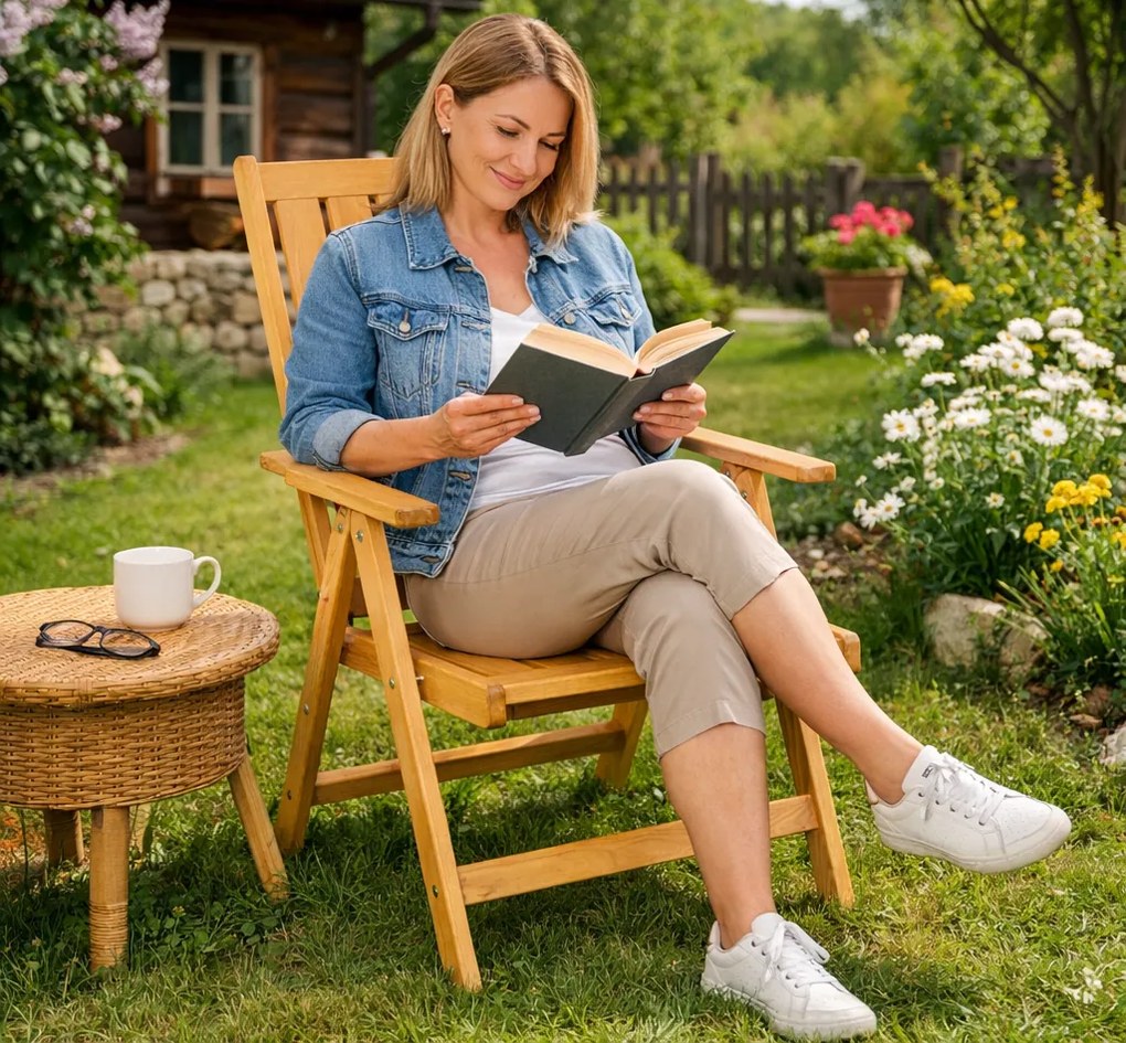 Doppler DOVER polohovací zahradní křeslo