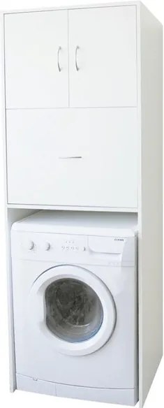 Sconto Skříň nad pračku LAVANDE bílá