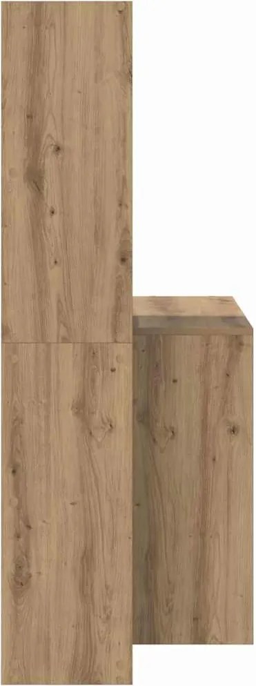 Stůl Artisanový dub 138,5 x 55 x 143 cm Kompozitní dřevo 3337256