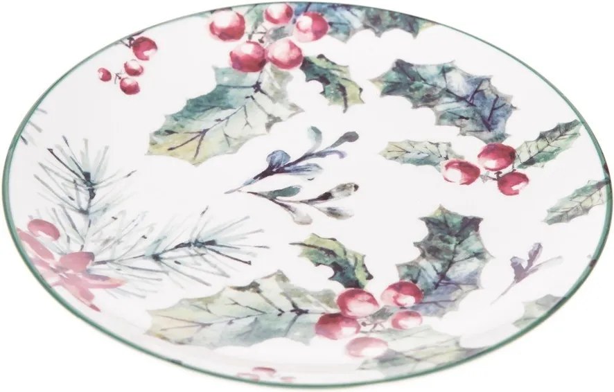 Bílý dezertní porcelánový talíř ø 19 cm – Dakls