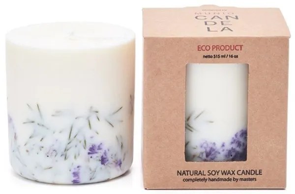 Munio Candela Svíčka ze sojového vosku Juniper Limonium Candle, levandule