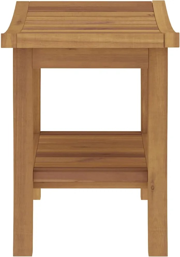 Odkládací stolek do koupelny 50x35x45 cm masivní teakové dřevo 340748