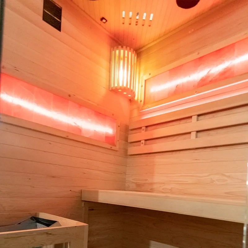 BPS-koupelny Finská sauna Relax HYD-4782 120x120, 2 osoby