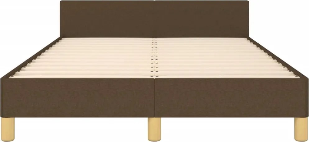 Rám postele bez matrací tmavě šedá 120x190 cm textil 3270523