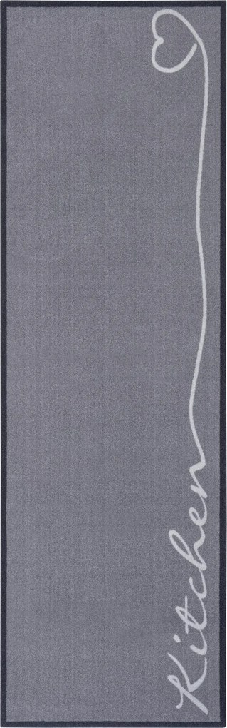 Hanse Home, Běhoun Cook & Clean 105393 Grey, 50x150, šedá, kuchyně