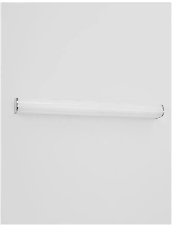 Nova Luce Nástěnné svítidlo NOOR chromovaný hliník a akryl LED 15W 3000K IP44