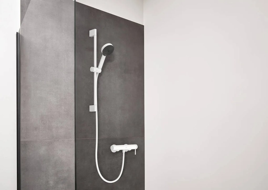 Hansgrohe Finoris, sprchová baterie, matná bílá 76620700