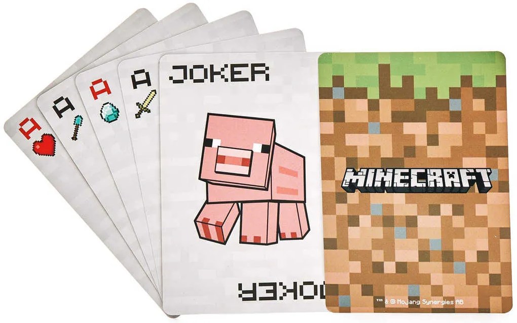 _Ostatní 1_ Hra Karty hrací Minecraft v plechové krabičce *SPOLEČENSKÉ HRY* pp6587mcf