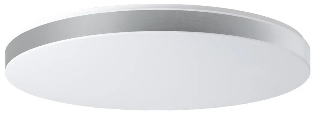 Osmont 69471 Delia C5, stropní svítidlo LED 150W, 4000K, polymetylmetakrylát s dekorativním stříbrným pásem, prům. 90cm