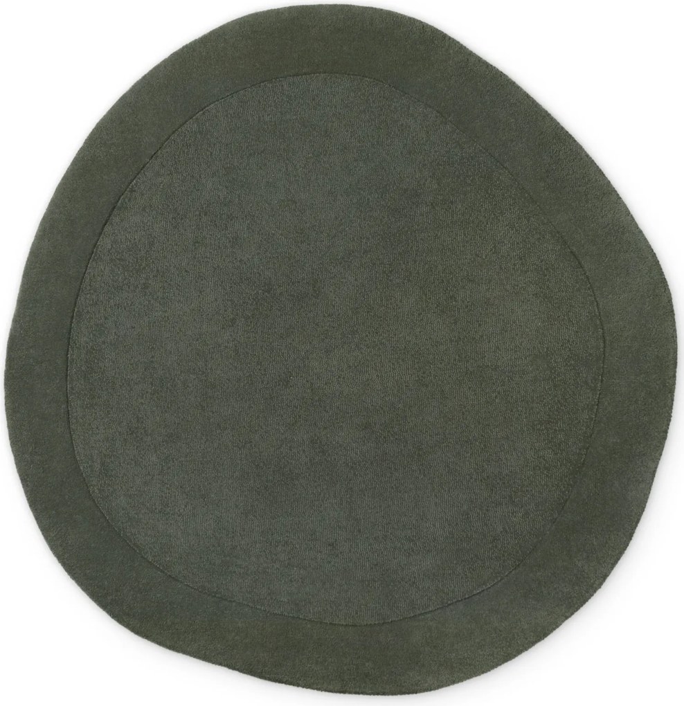Villeroy & Boch Kusový koberec Kivi 106288 Green, 160x160 (průměr) kruh, zelená, ložnice