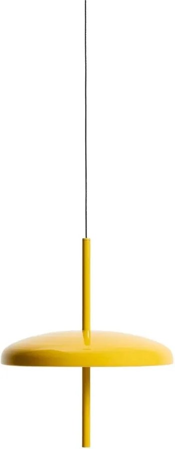 Žluté LED stmívatelné závěsné svítidlo s kovovým stínidlem ø 16 cm Porte – Kave Home