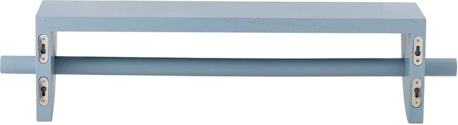 Modrá dětská police z masivu pavlovnie 60 cm Mingus – Bloomingville Mini