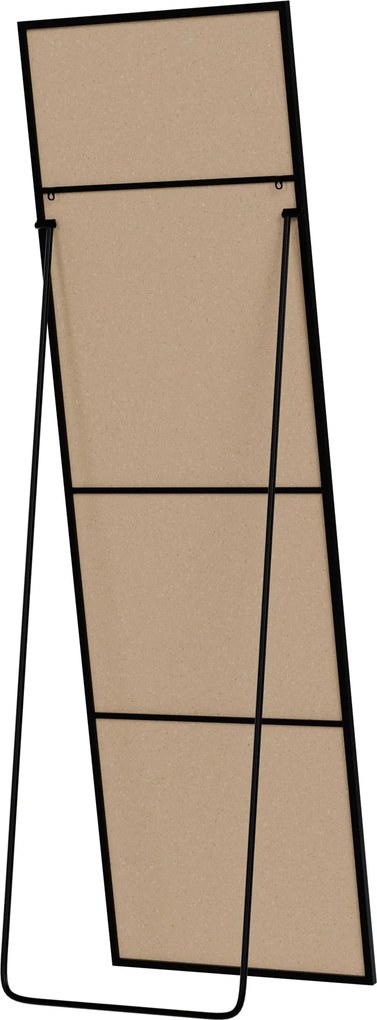Zrcadlo Benicia 160x50 cm – černá-matt