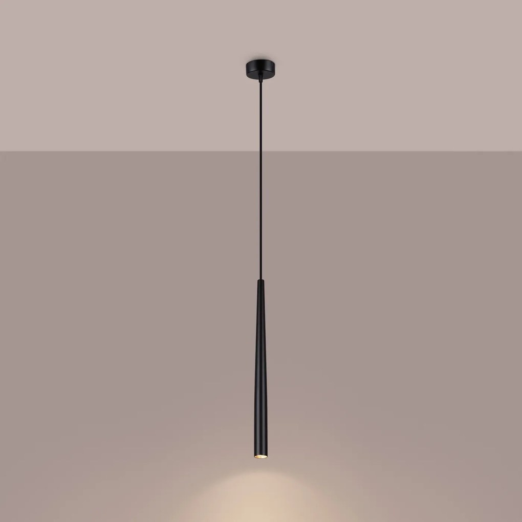 Sollux Lighting Závěsná lampa BLISS 1 černá