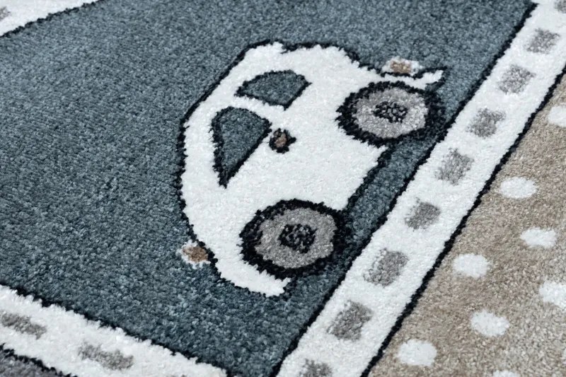 Dywany Łuszczów, Dětský kusový koberec Fun Strade grey, 280x370, šedá, dětský pokoj