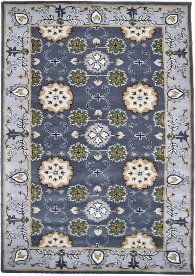 KUDOS Textiles Pvt. Ltd. Ručně všívaný vlněný koberec DOO-22 - 160x230 cm