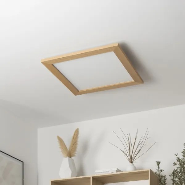 Brilagi - LED Stropní svítidlo SLIMFRAME WOOD LED/36W/230V 49,5x49,5 cm hnědá