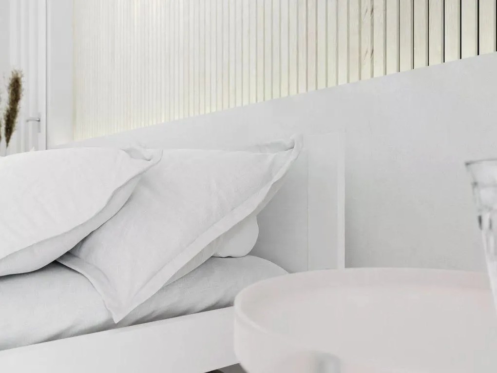 Postel IKAROS 80 x 200 cm, bílá Matrace: Matrace Coco Maxi 20 cm, Rošt: Bez roštu