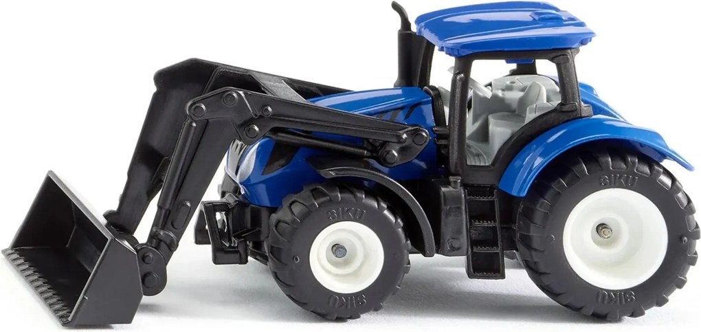 SIKU Kovový model traktor New Holland s předním nakladačem