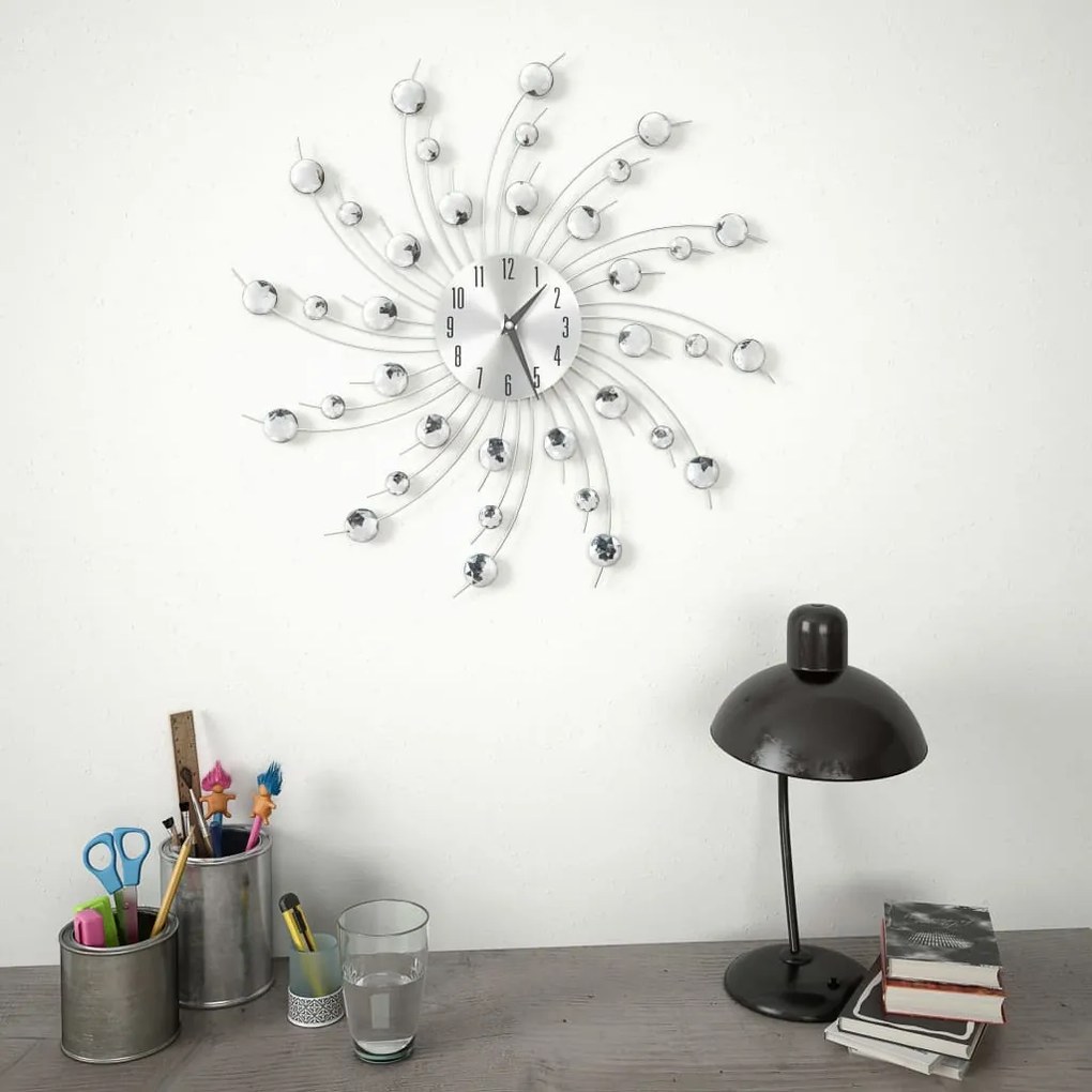 Nástěnné Hodiny Se Strojkem Quartz 50 Cm Moderní Design