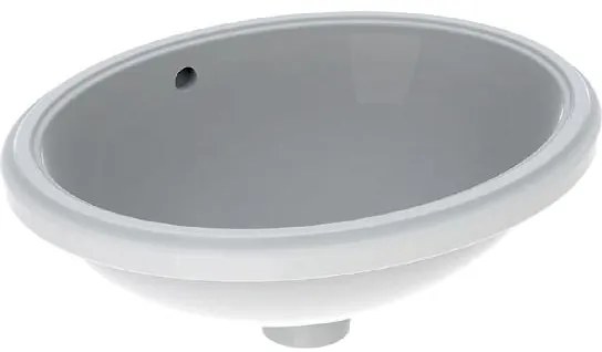 Geberit VariForm - Umyvadlo vestavné 560x500 mm, s přepadem, bílá 500.752.01.2