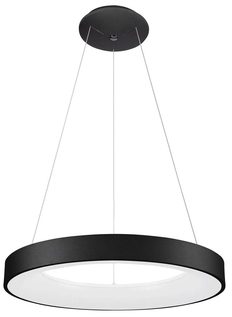 Závěsné LED osvětlení GIULIA, černé, 50W Italux Giulia 5304-850RP-BK-3