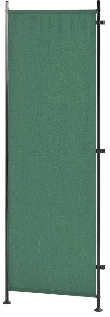 Paraván 3 dílný 160 x 170 cm zelený NARNI Beliani
