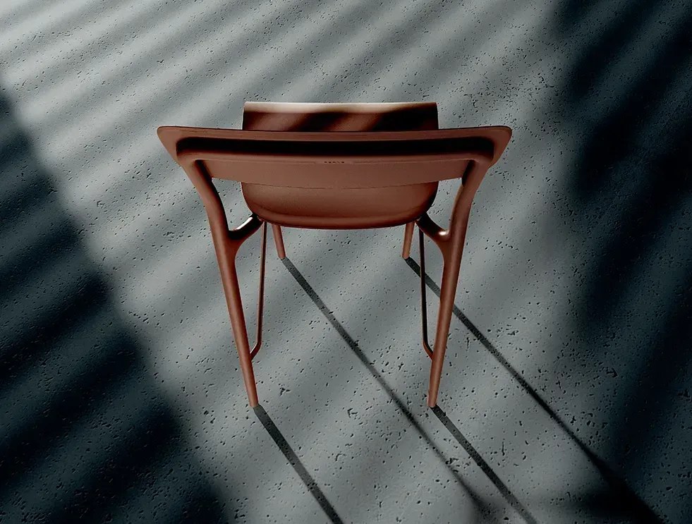 Zahradní výsoká barová židle RIMOS 52x54,5x107,5 cm šedá